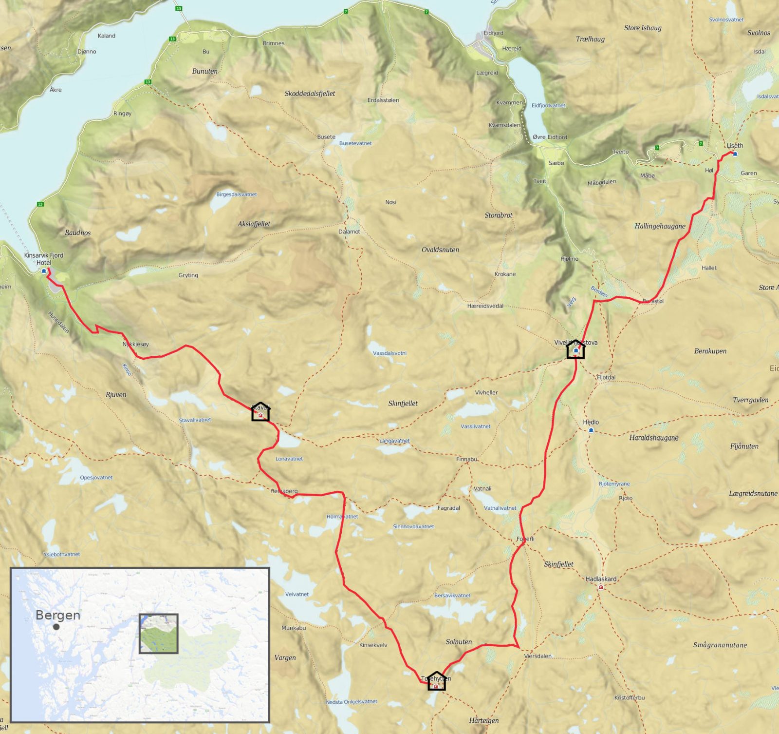 Hüttenwanderung Hardangervidda: Route, Hütten und Tipps • Fjordwelten